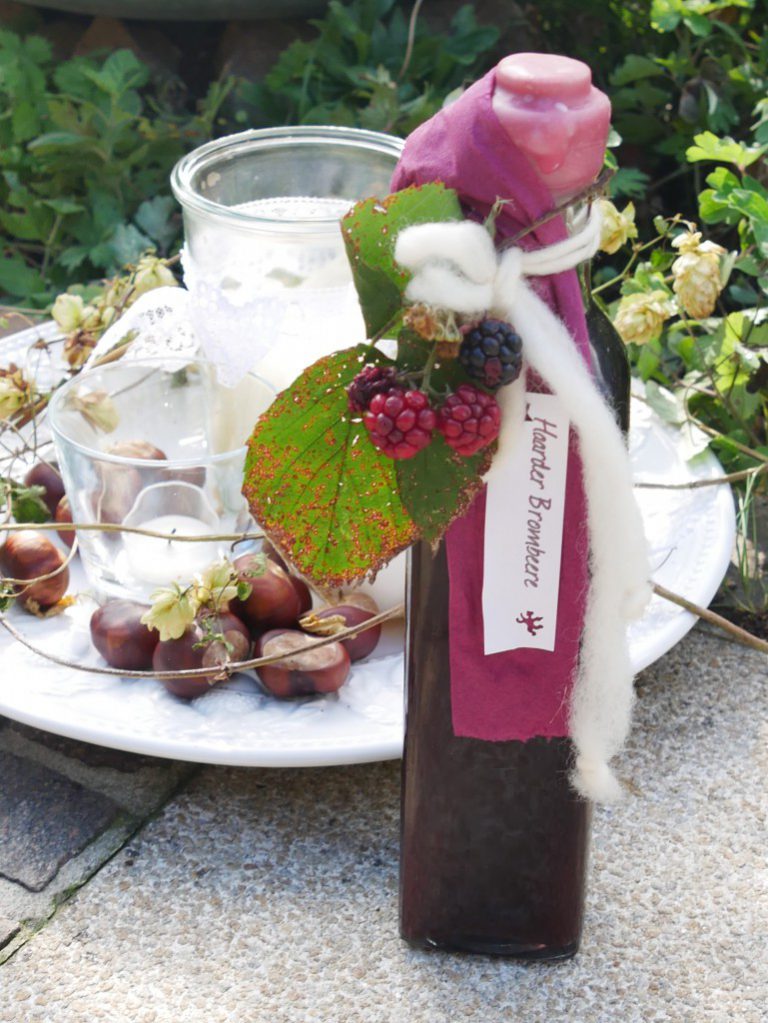 Aufgesetzter Mit Brombeeren